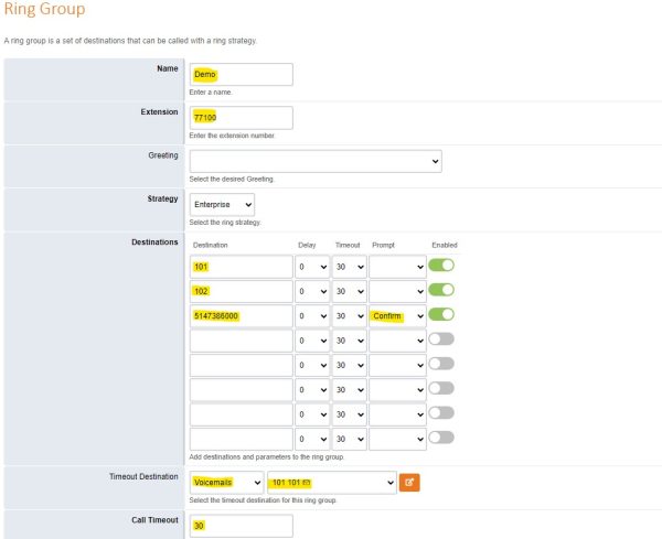 How to create a ring group? – EMAK Telecom