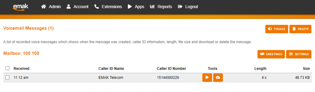 How to Access Voicemail – EMAK Telecom